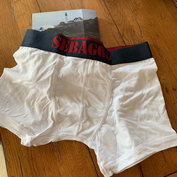 Sebago | Underwear & Socks | Sebago Mens White Boxer Briefs Size Medium ...